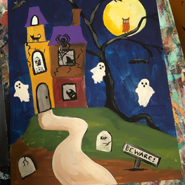 Spooky Art and Open Studios! – The Golden Button